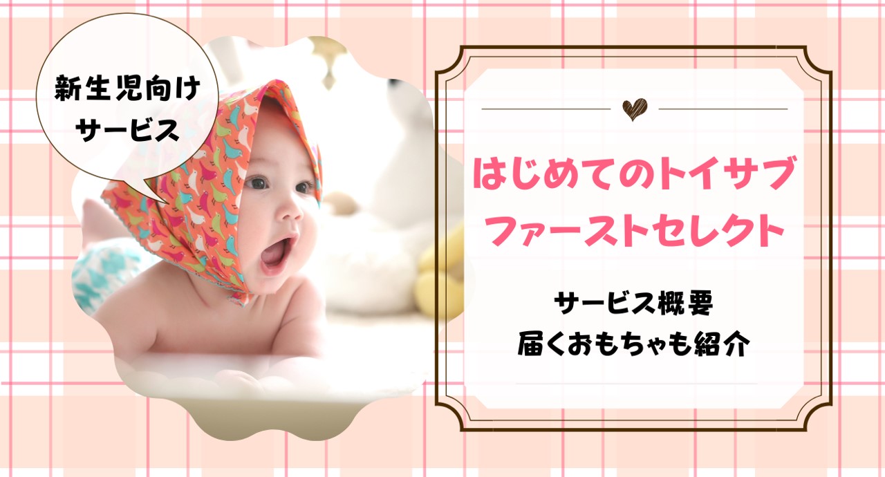 「はじめてのトイサブ」とは？対象年齢・料金も解説｜トイペディア｜おもちゃサブスクで知育